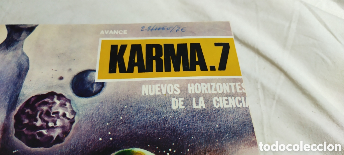 karma 1972 1973. espacio. brujería. parapsicolo - Compra venta en todocoleccion