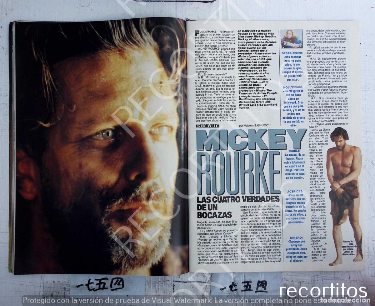 mickey rourke - Buy Other modern magazines and newspapers on todocoleccion