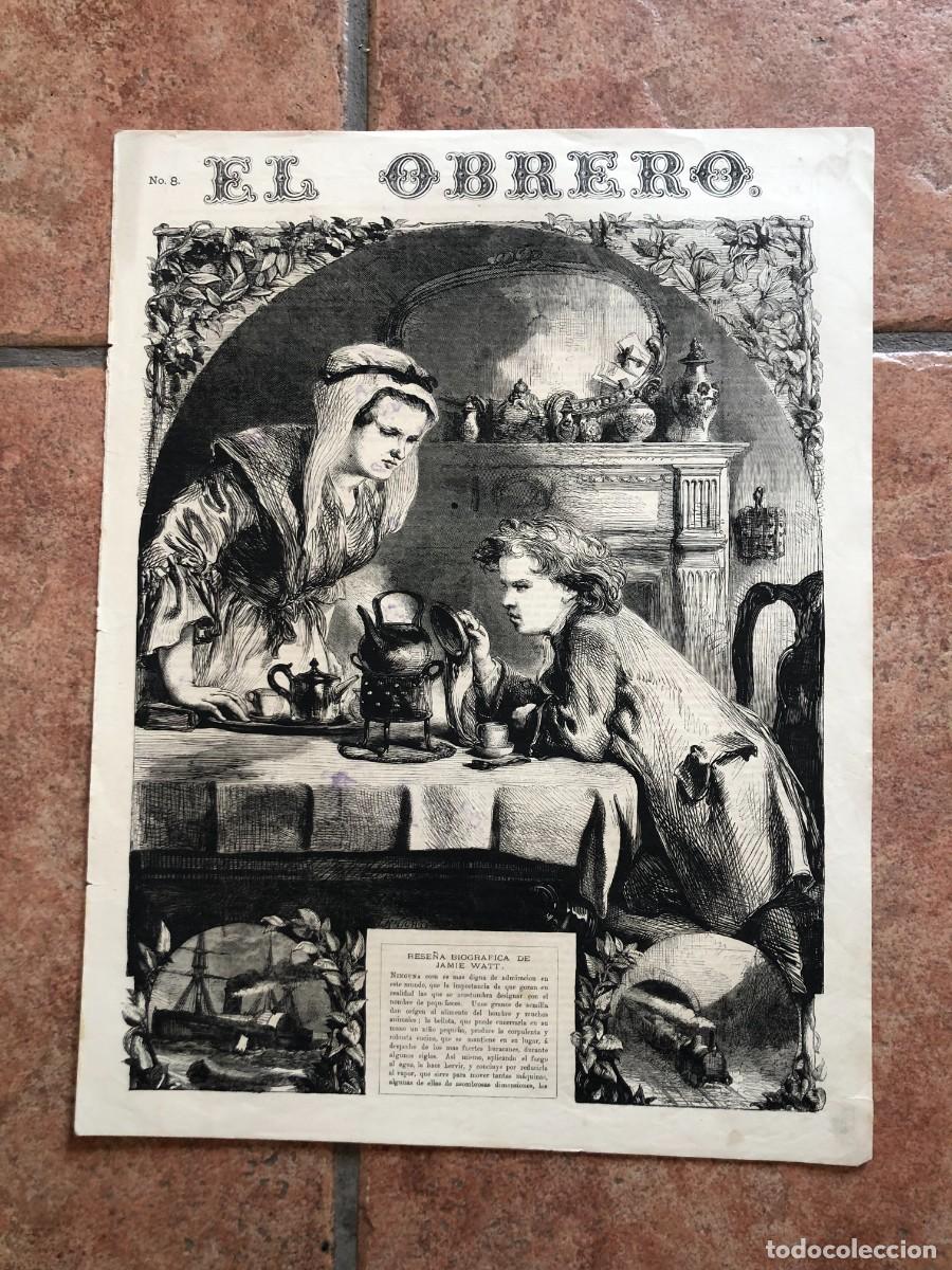 el obrero, reseña biografica de jaime watt - Compra venta en todocoleccion