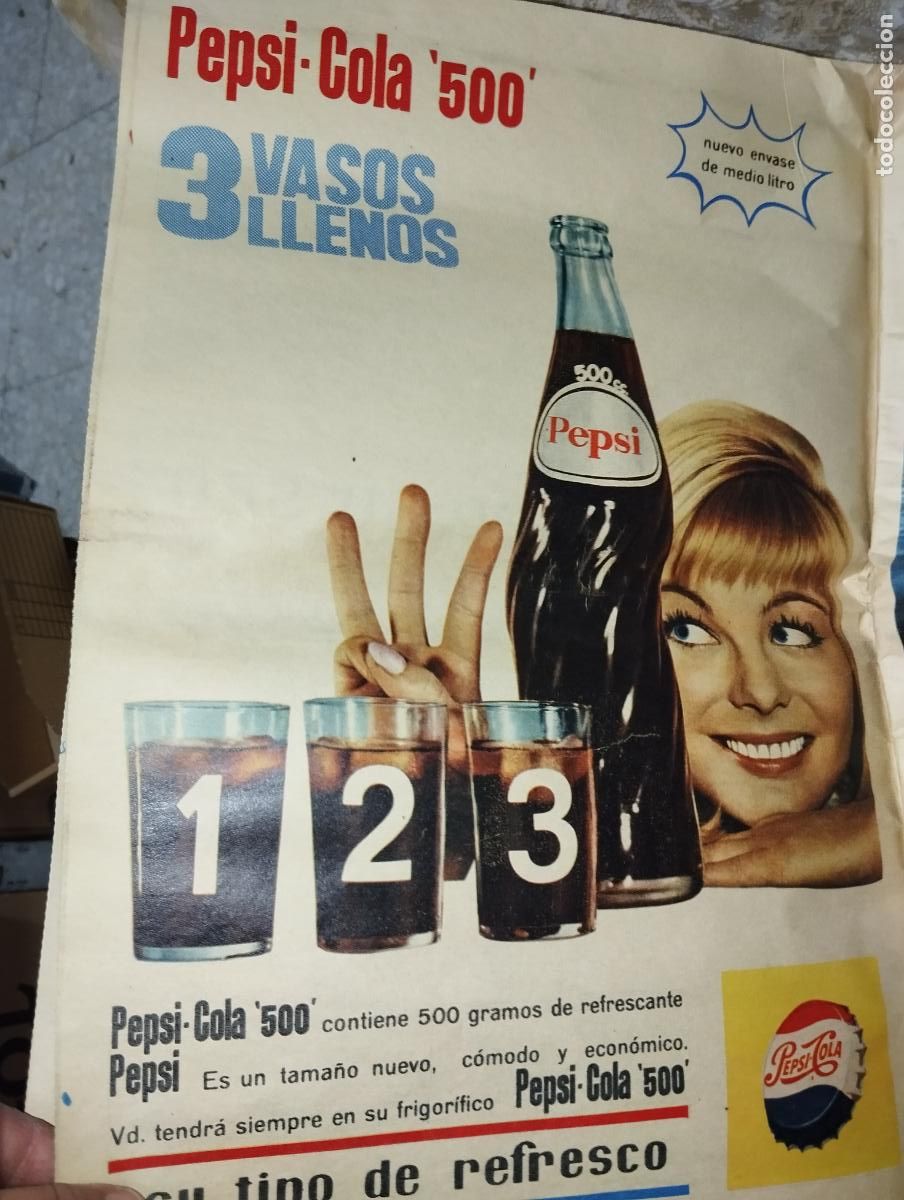publicidad pesicola pepsi // periódico ya años - Compra venta en ...