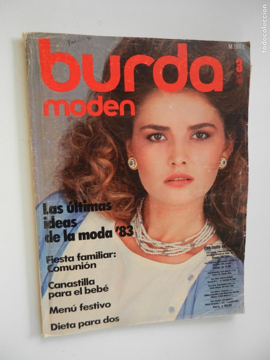 burda moden revista 03/1983 con instruciones co - Compra venta en ...
