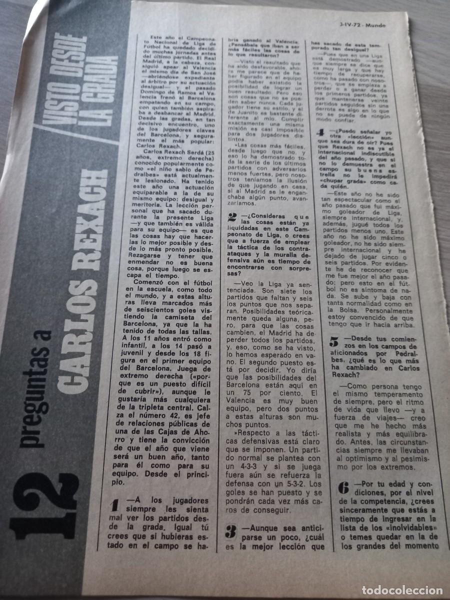 fútbol: entrevista a carlos rexach, jugador del - Compra venta en ...