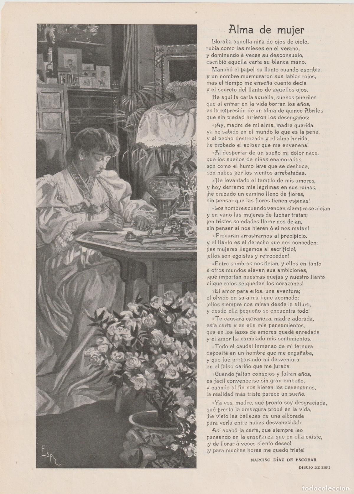 alma de mujer / versos de narciso díaz de escob - Compra venta en ...