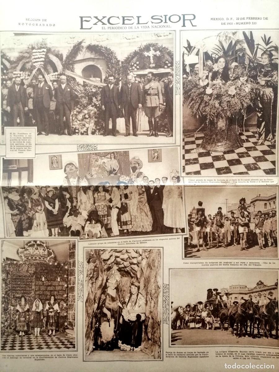 desde mexico/ periodico antiguo excelsior 1931 - Compra venta en ...