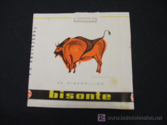 envoltorio tabaco (recortado) - bisonte - - Buy Antique Packets of ...