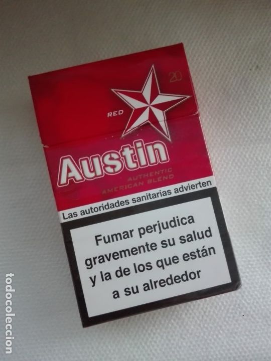 cajetilla tabaco vacia - cigarrillos austin red - Comprar Paquetes de ...