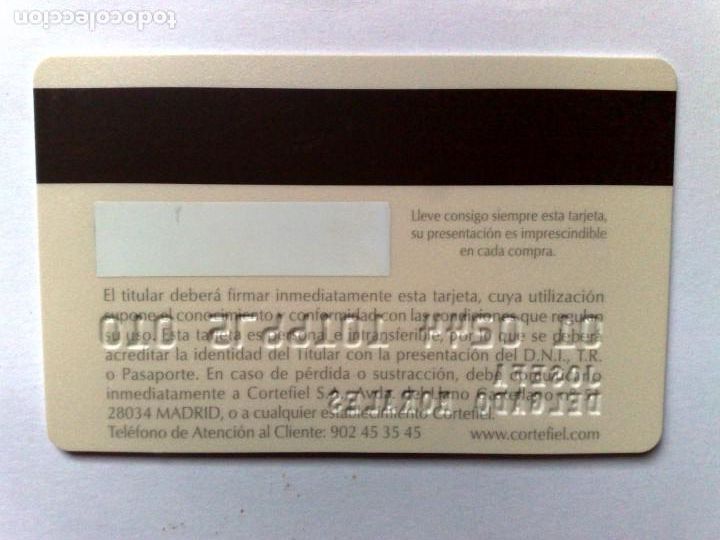 tarjeta personal,club cortefiel,banda magnetica - Comprar Tarjetas ...