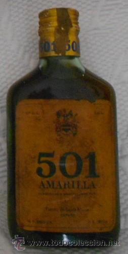 botellín de brandy 501 amarilla - Comprar Coleccionismo de Vinos ...