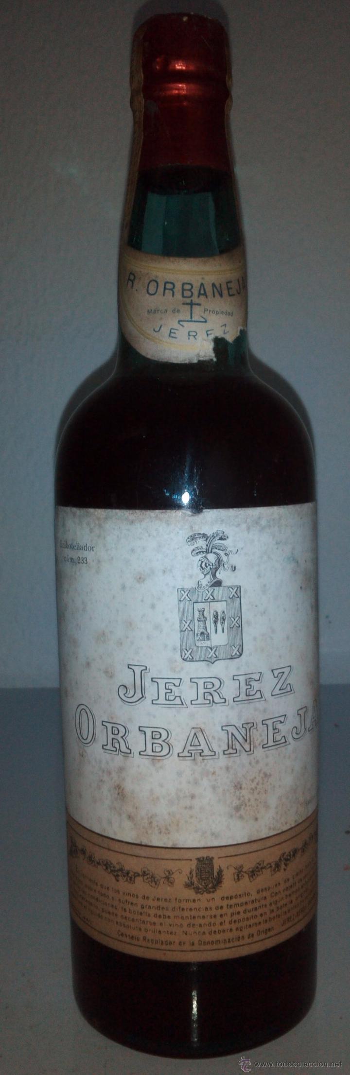 botella de jerez, orbaneja. jerez. - Comprar Coleccionismo de Vinos ...