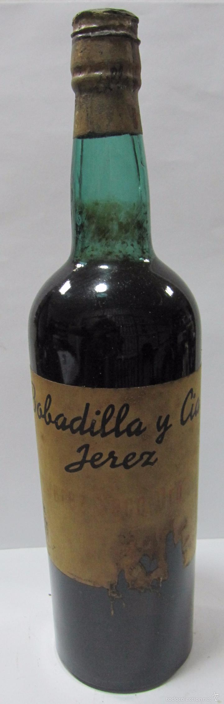 botella de vino jerez seco oro. bobadilla y cia - Comprar Coleccionismo ...