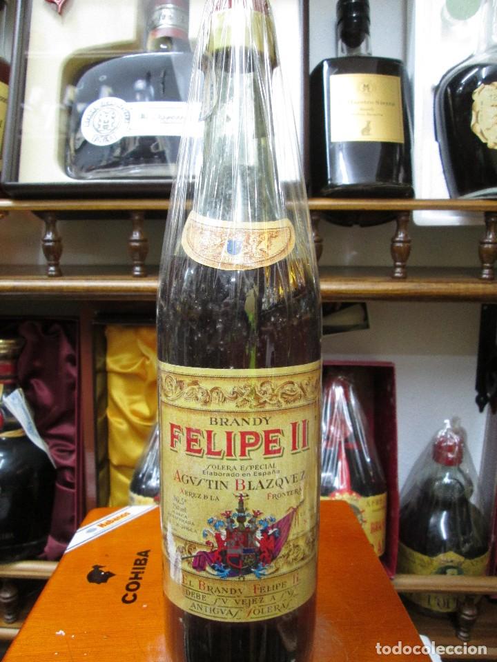 antigua botella brandy coñac, felipe ii de impu - Comprar Coleccionismo ...