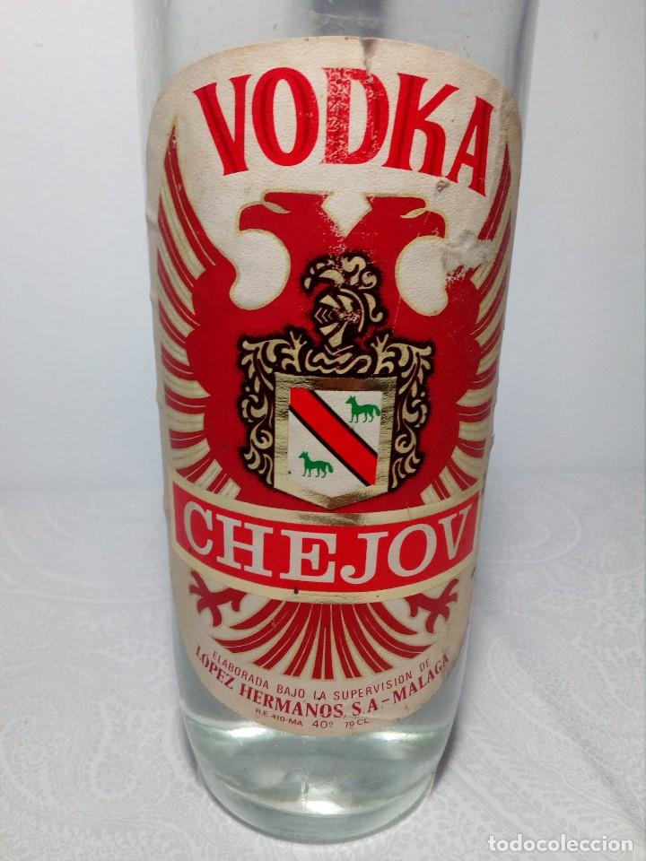 botella antigua de vodka chejov - lopez hermano - Comprar Coleccionismo ...