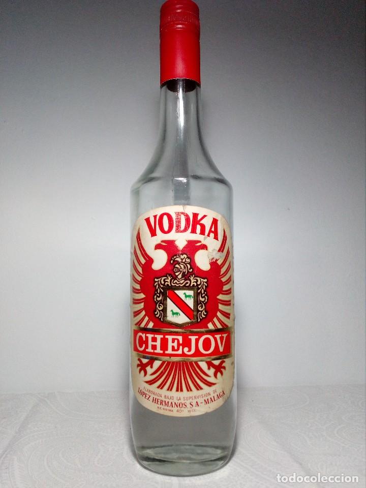 botella antigua de vodka chejov - lopez hermano - Comprar Coleccionismo ...
