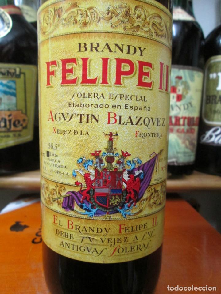 antigua botella brandy coñac, felipe ii de impu - Comprar Coleccionismo ...