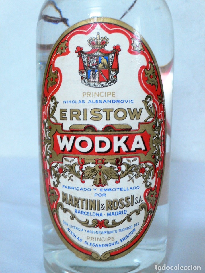 antigua botella de vodka ((wodka) eristow. - Comprar Coleccionismo de ...