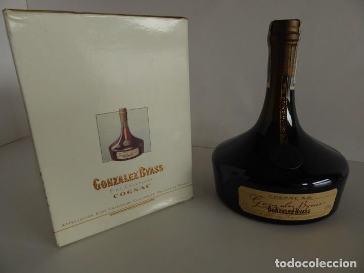 antigua botella de cognac x.o. de gonzalez byas - Comprar Coleccionismo ...