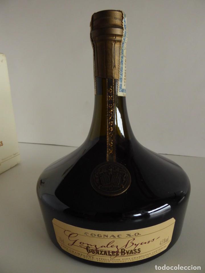 antigua botella de cognac x.o. de gonzalez byas - Comprar Coleccionismo ...