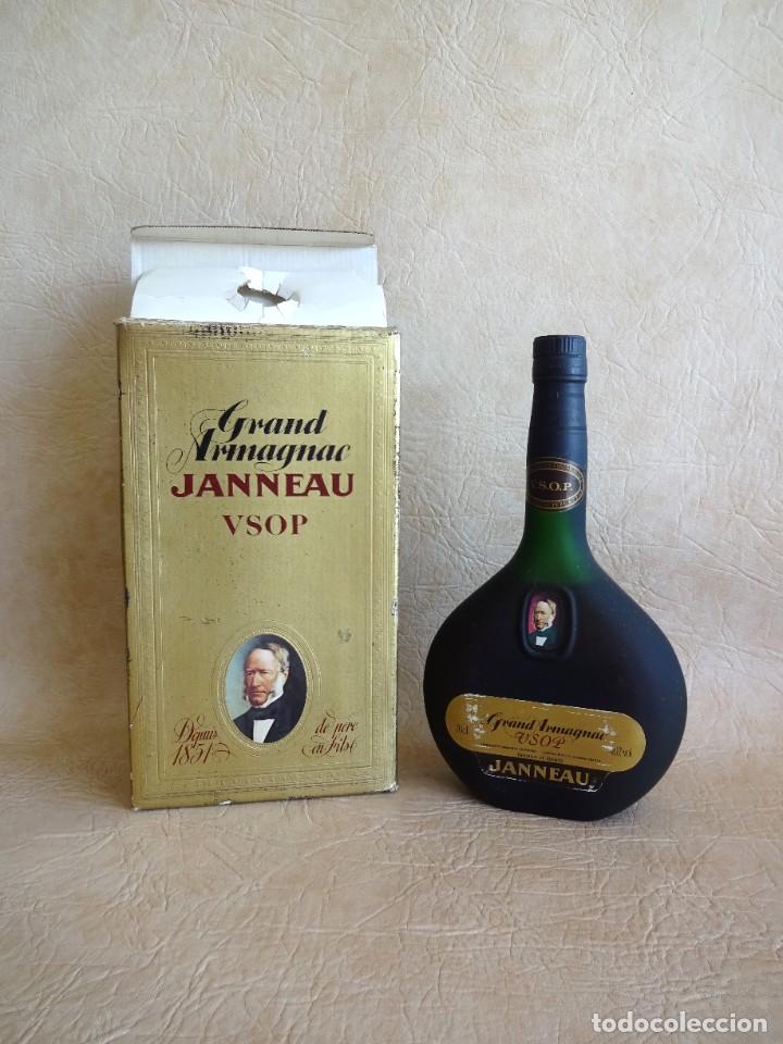antigua botella grand armagnac janneau vsop sin - Comprar Coleccionismo ...