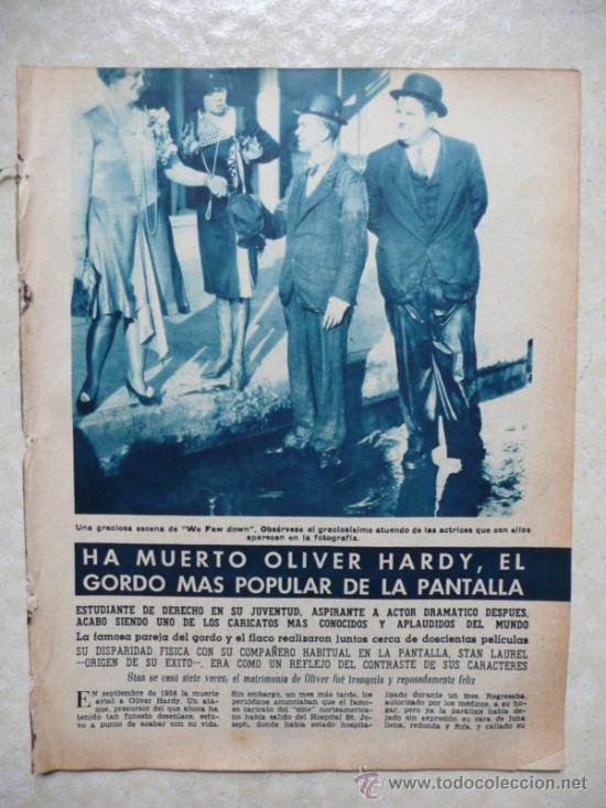 ha muerto oliver hardy, de el gordo y el flaco. - Compra venta en ...