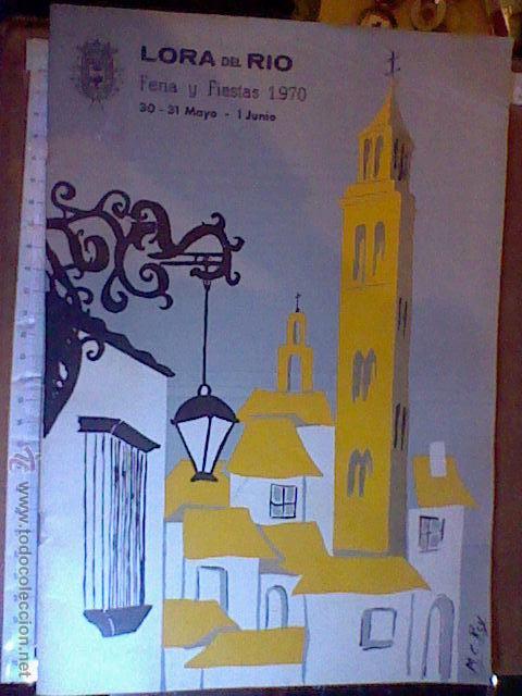 feria y fiestas lora del rio 1970 junio folleto - Buy Other collectible ...