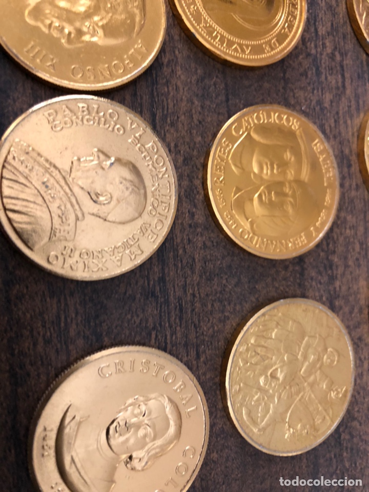colección de 20 monedas doradas personajes hist - Comprar en ...
