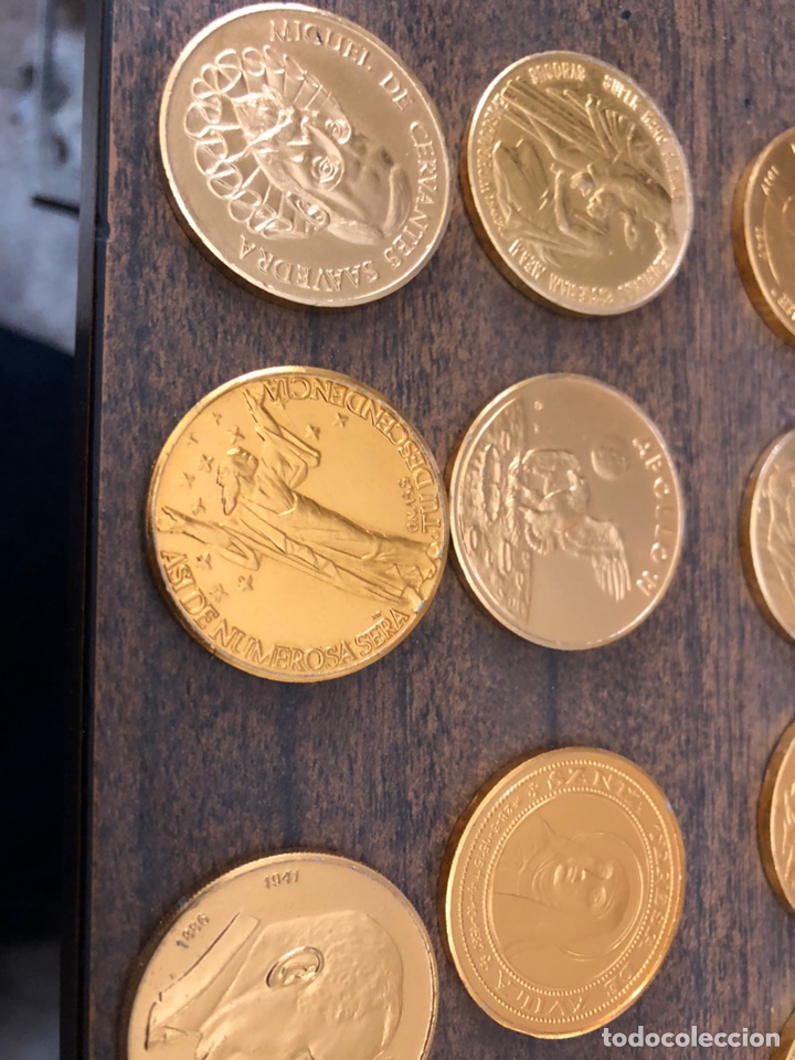 colección de 20 monedas doradas personajes hist - Comprar en ...