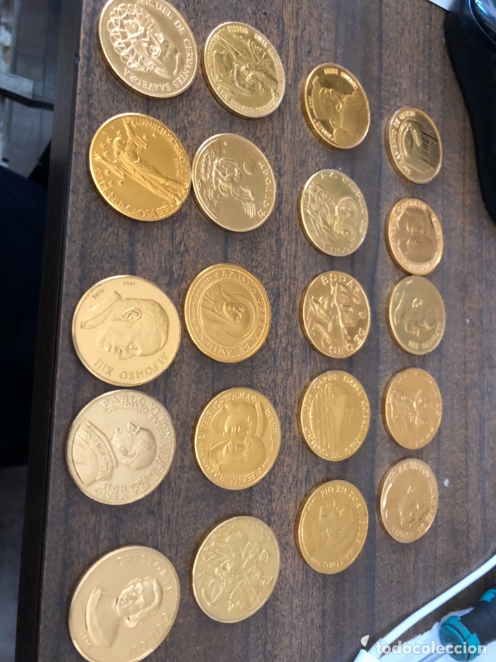 colección de 20 monedas doradas personajes hist - Comprar en ...
