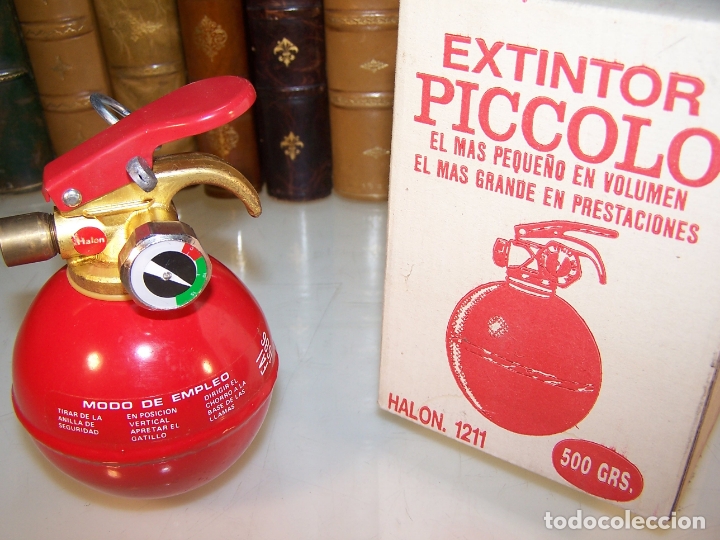 curioso extintor piccolo. 500grs. halon. 1211. - Comprar en ...