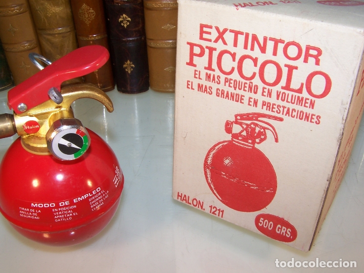 curioso extintor piccolo. 500grs. halon. 1211. - Comprar en ...