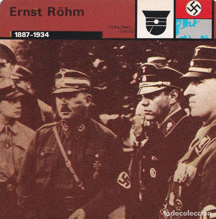 ficha personalidades 100: ernst rohm. 1887-1934 - Compra venta en ...