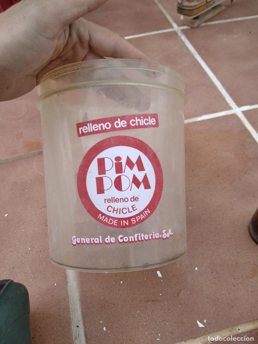 antiguo envase plástico relleno de chicle pim p - Compra venta en ...