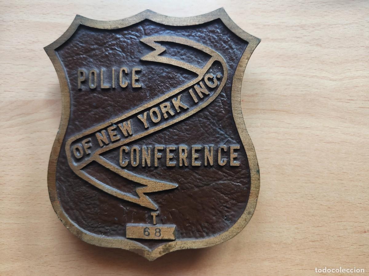 Placa De Policía De Nueva York Placa De Policía De Detectives De