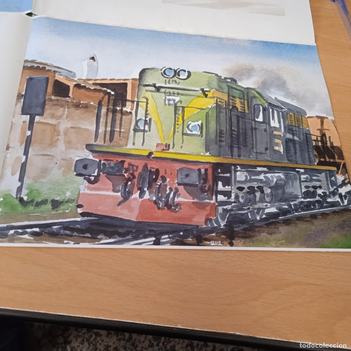 lámina ferroviaria. locomotora diesel 10800, la - Compra venta en ...