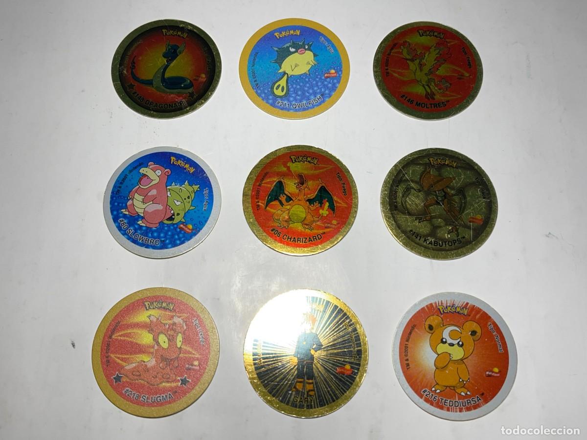 lote de tazos pokemon gigan tazo 4 del año 2001 - Compra venta en ...