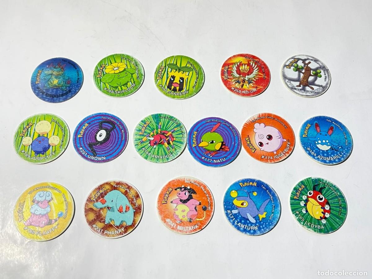 lote de tazos colección pokemon tazos 3 del año - Compra venta en ...