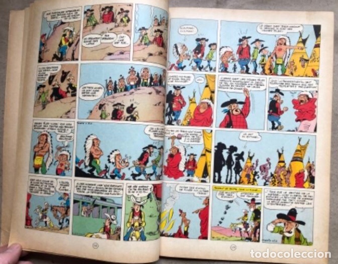 lucky luke “des rails sur la prairie”. ed. dupu - Comprar Comics ...