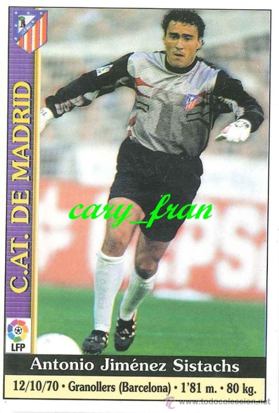mundicromo 99 00 1999 2000 atletico madrid toni - Comprar Cromos de ...