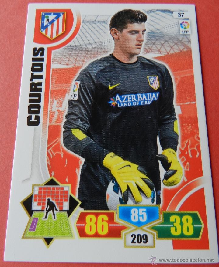 37 courtois (atletico de madrid) - adrenalyn xl - Comprar Cromos de ...