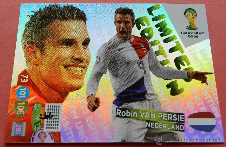 van persie (holanda) limited edition card adren - Comprar Cromos de ...