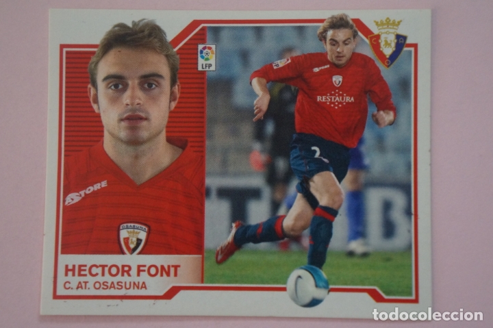 cromo de futbol hector font del at. osasuna sin - Comprar Cromos de ...