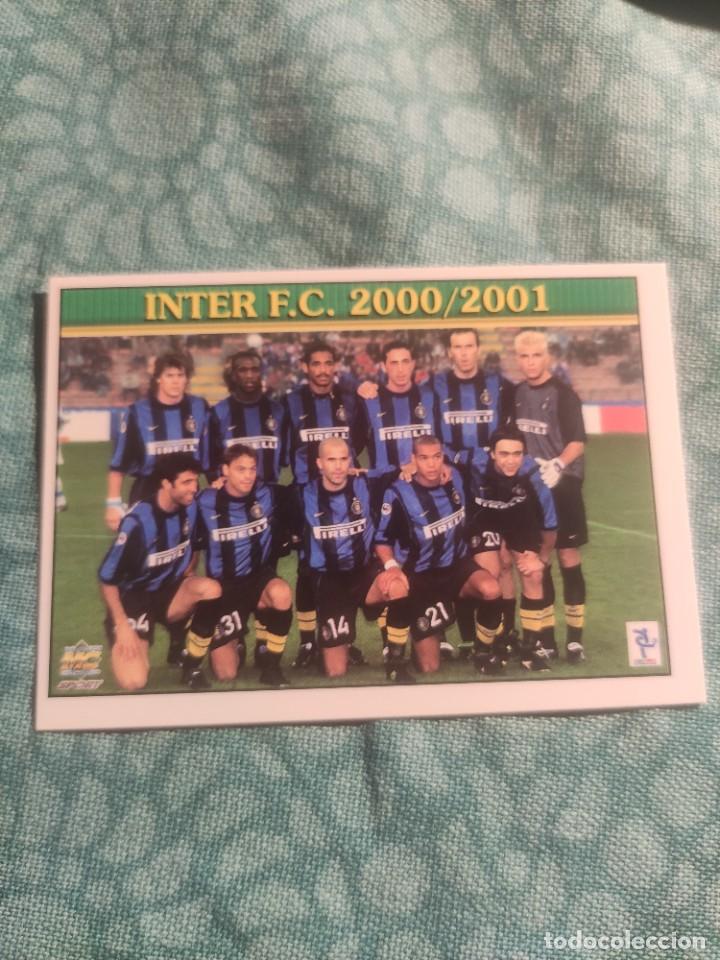 Plantilla Linter Milan 2000 2001 Intergol 2000. Lámina De Cromos Para