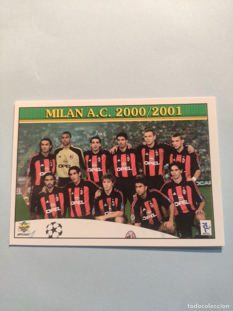 Plantilla Linter Milan 2000 2001 Intergol 2000. Lámina De Cromos Para