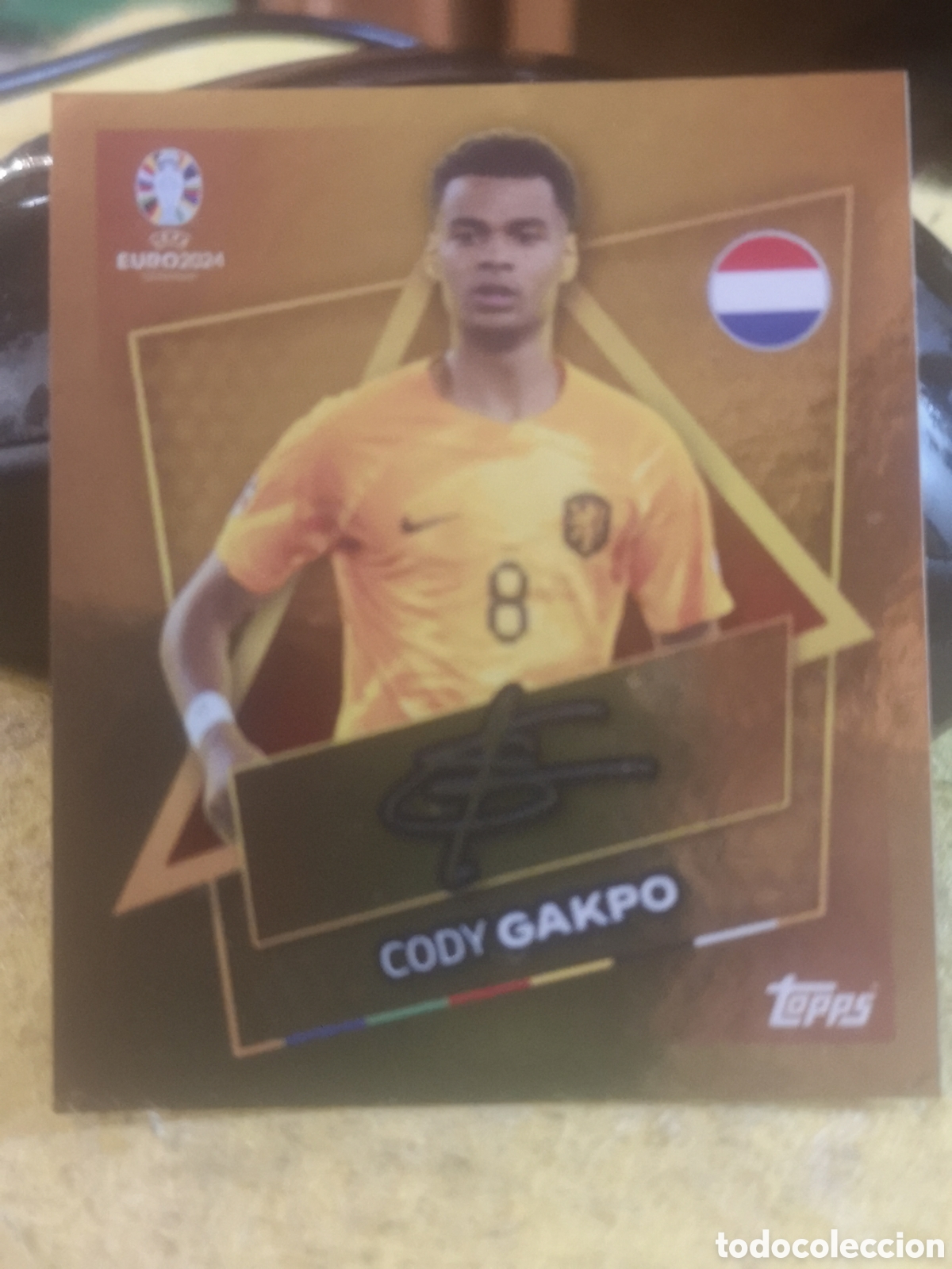 sticker topps euro 2024 dorada firmada cody gak - Compra venta en ...
