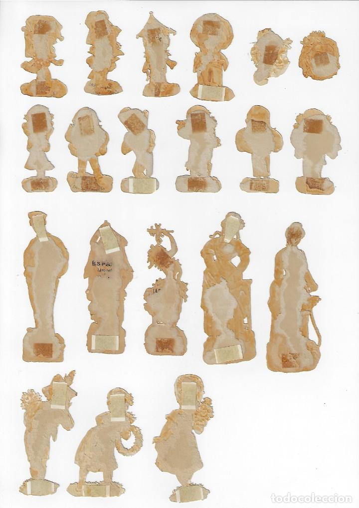 22 figuras troqueladas antiguas. temáticas dive - Comprar Cromos ...