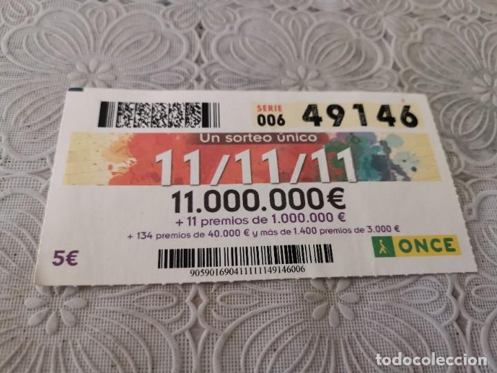 cupón de la once sorteo 11/11/11 n°49146 serie - Comprar Cupones ONCE ...