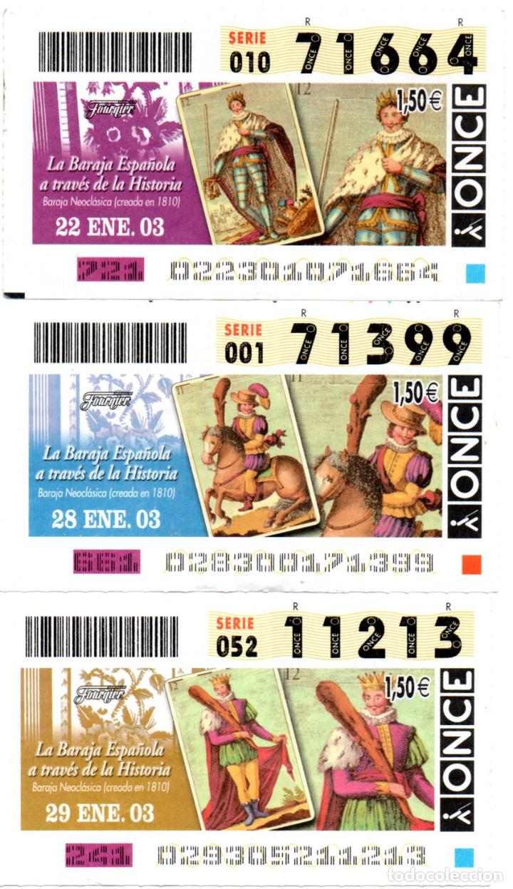 cupones de la once - año 2003 - 22, 28 y 29 de - Comprar Cupones ONCE ...