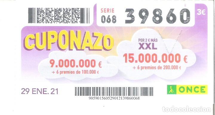 1 decimo o cupon once - 29 enero 2021 - el cupo - Comprar Cupones ONCE ...