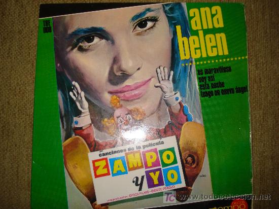 ana belen - canciones de la pelicula zampo y yo - Comprar Discos EP ...