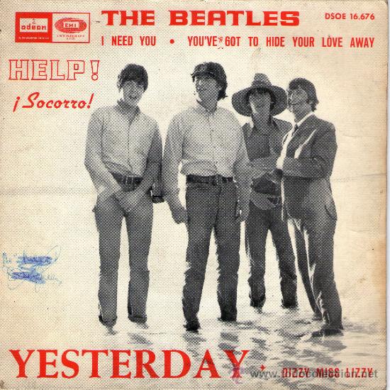 single - the beatles - ”yesterday” - ”help!”. - Comprar Discos Singles ...