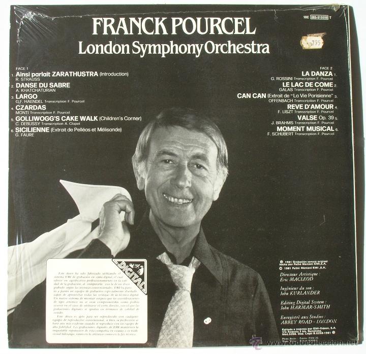frank pourcel con la london simphony orchestra: - Comprar Discos LP ...